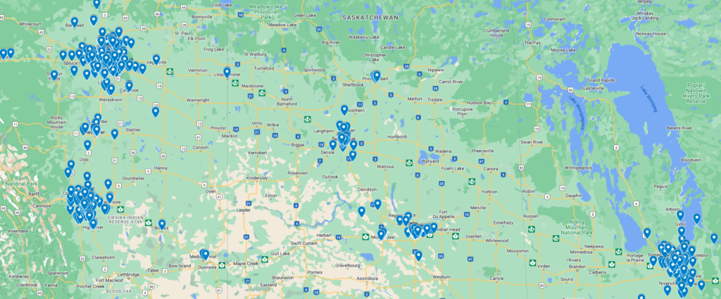 Regina Windows And Doors Installation Map